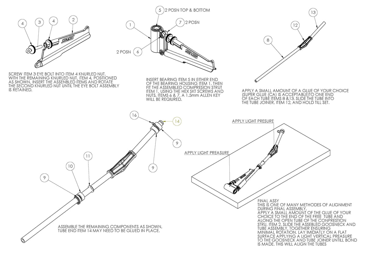 Complete "D" Rig Assembly (No Sails) - DragonFlite 95 – Dragon Sailing ...
