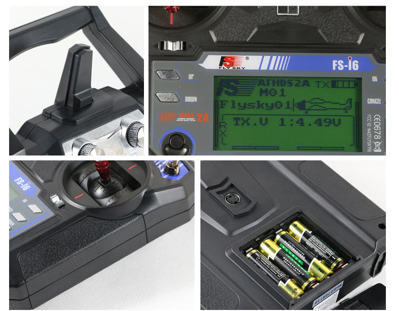 Flysky FS-i6 Transmitter / FS-iA6B Receiver Digital Proportional Radio ...